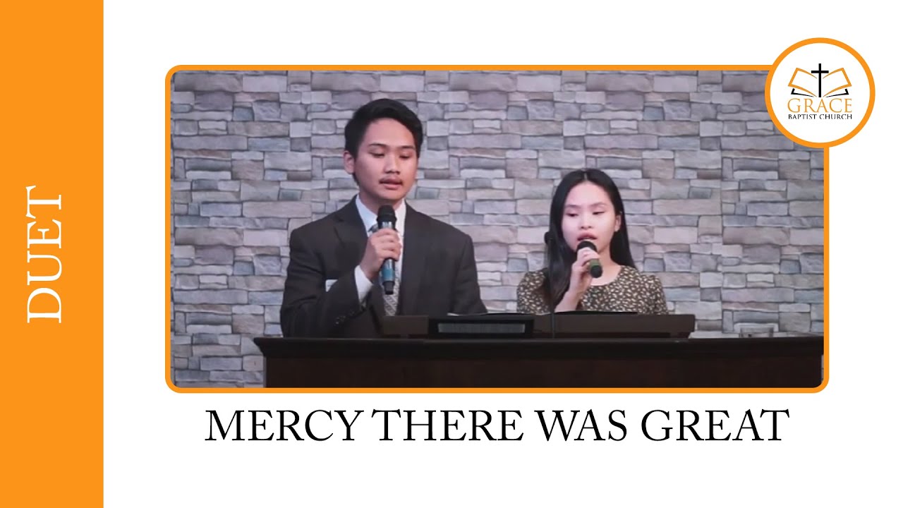 Mercy There Was Great - YouTube
