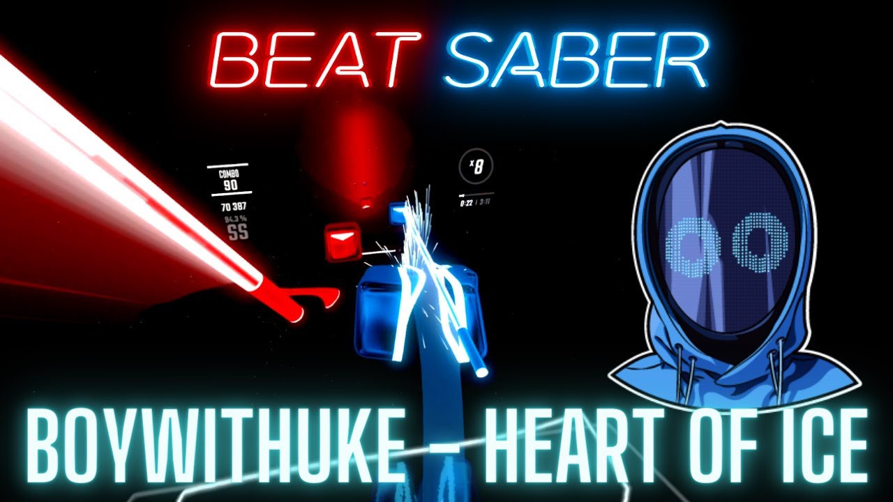 BoyWithUke - Heart Of Ice 【Beat Saber】(Full Combo!) - YouTube