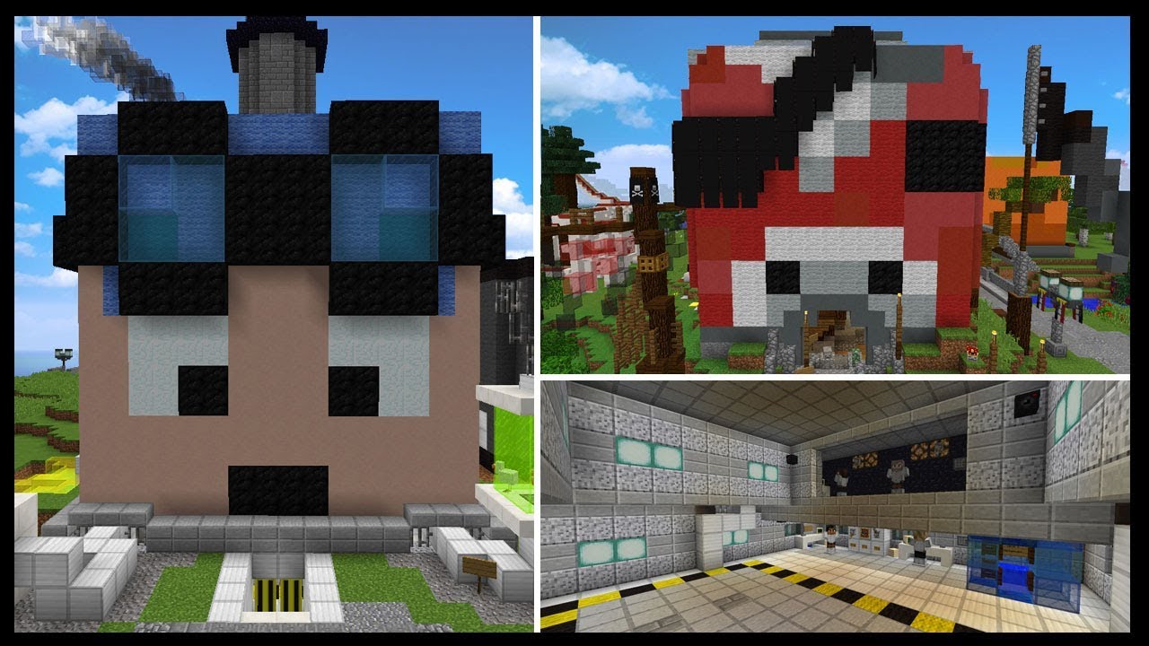 INSIDE YOUTUBERS MINDS [5] | Minecraft Custom Themed Builds! - YouTube