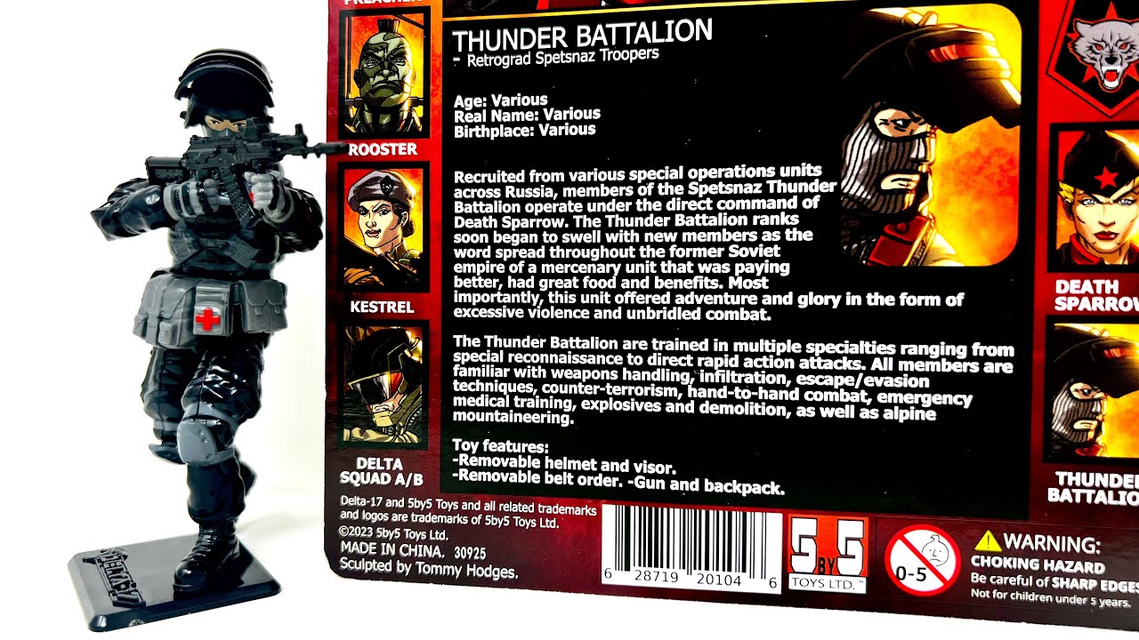 Delta-17 Retrograde Thunder Battalion Spetsnaz Infantry Trooper - YouTube