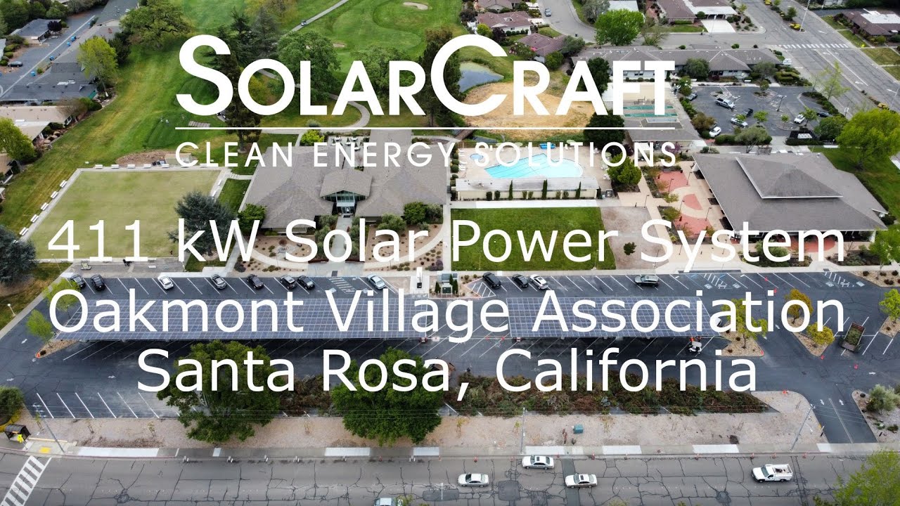 Oakmont Village Association Solar Panel Installation in Santa Rosa ...