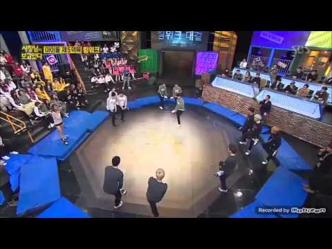[160206] SEVENTEEN'S DOKYEOM CHICKEN FIGHT (BEING FUNNY)_THE BOSS IS WATCHING