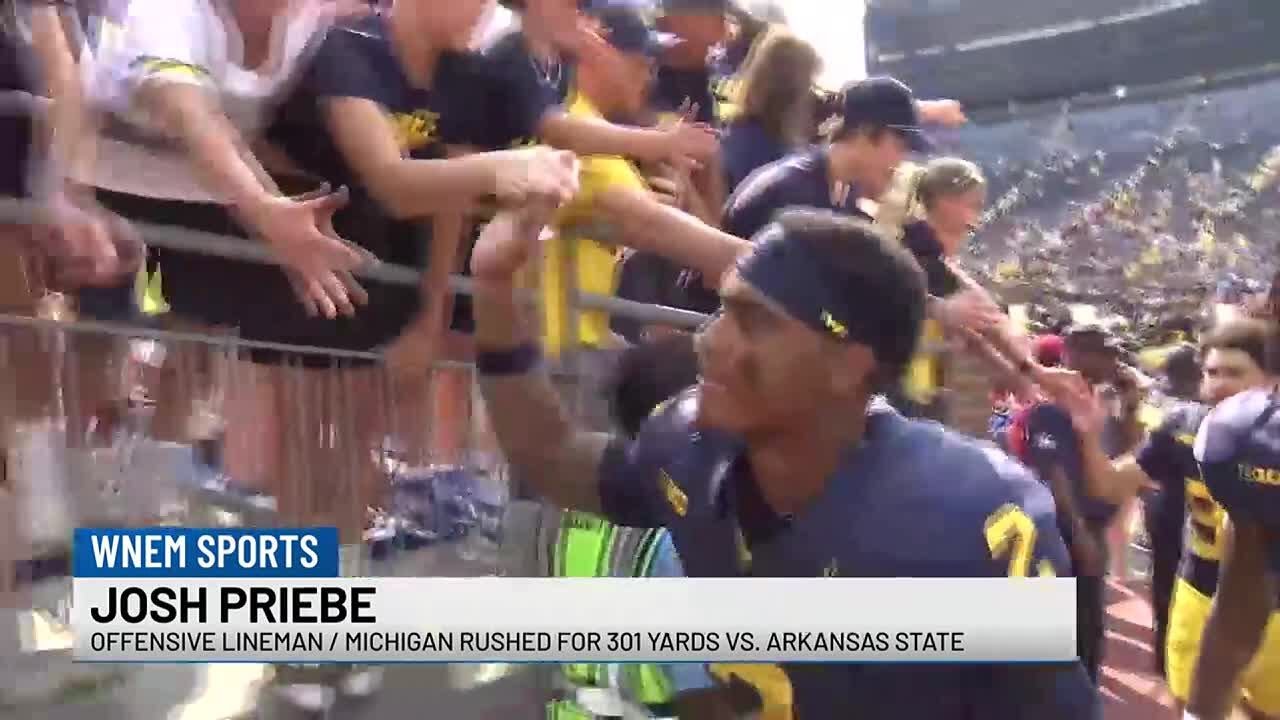 Michigan's rushing attack impresses, Wolverines defeat Arkansas State ...