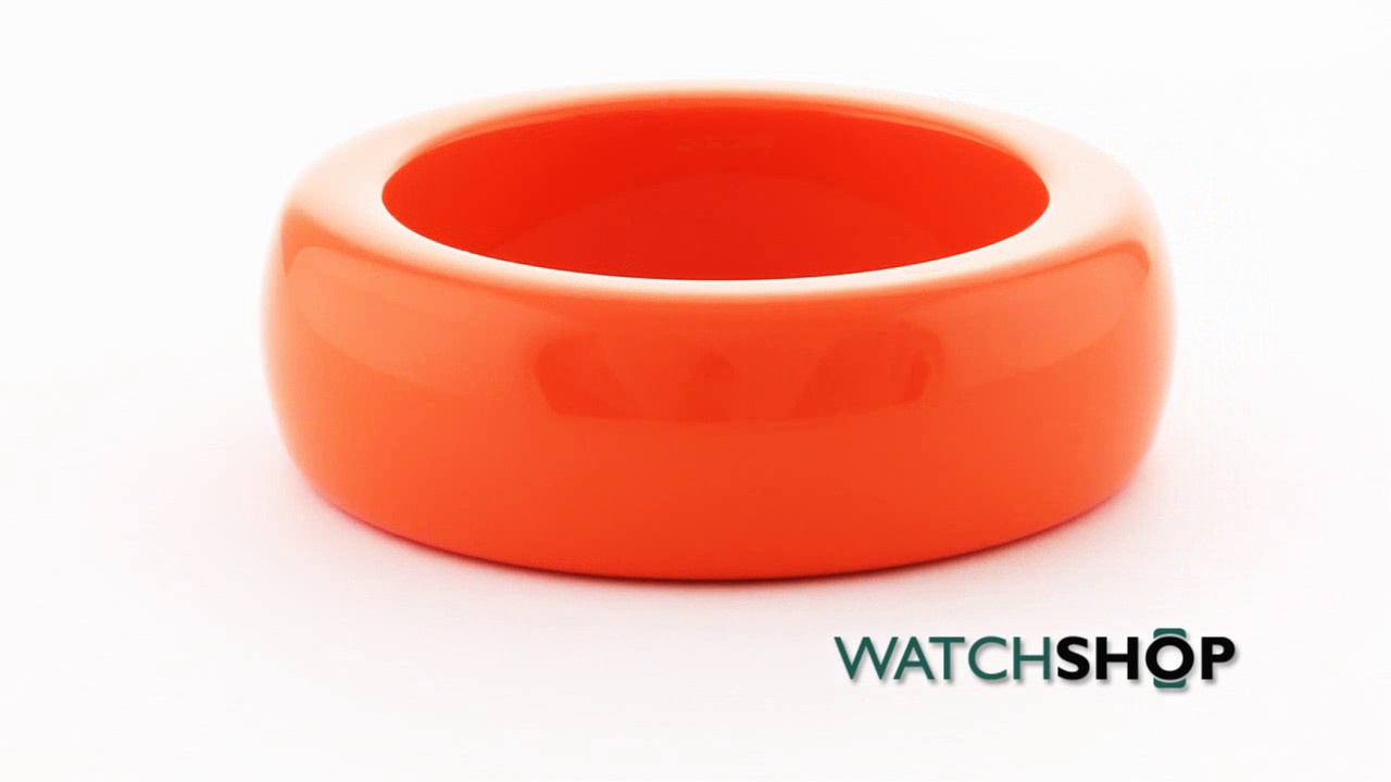 Swatch Bijoux Ladies' Orange Rebel Bangle Size Medium (JBO011-M) - YouTube