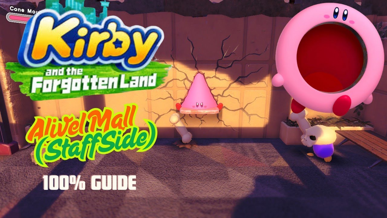 Kirby and the Forgotten Land — Alivel Mall (Staff Side) 100% ...