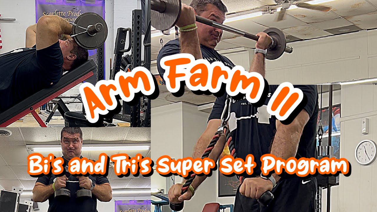 Big Biceps and Triceps Arm Farm Work Out 2 - YouTube