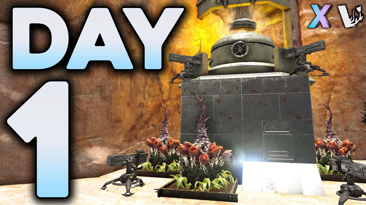 DUO Claiming Triple Waterfall Cave Day 1! - ARK PvP (Ft. Vitality ...