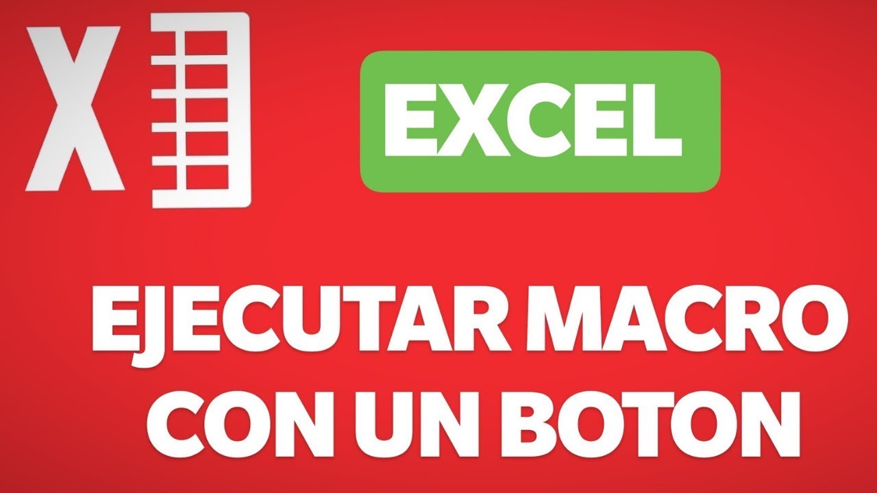 👇🏼 🕹 Como asignar una MACRO a un boton en excel 2019 👇🏼 🕹 - YouTube