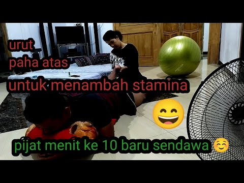 pijat lulur kaki betis dan paha, pijat tradisional, tips bahagian suami dilulur malah ketagihan 😂
