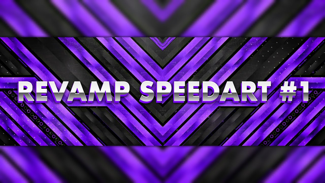 Purple Revamp Speedart | Virtuous Graphics - YouTube