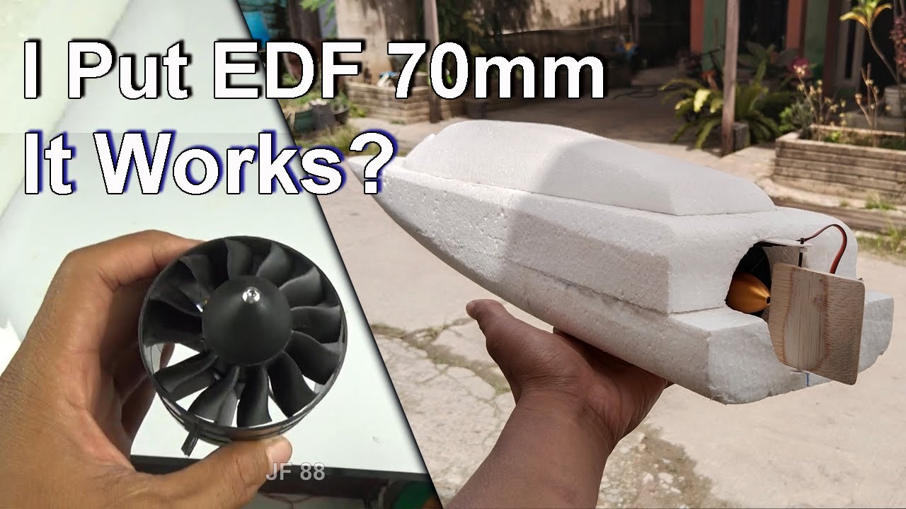 How I Built Styrofoam Boat With POWERFUL 70MM EDF! - YouTube