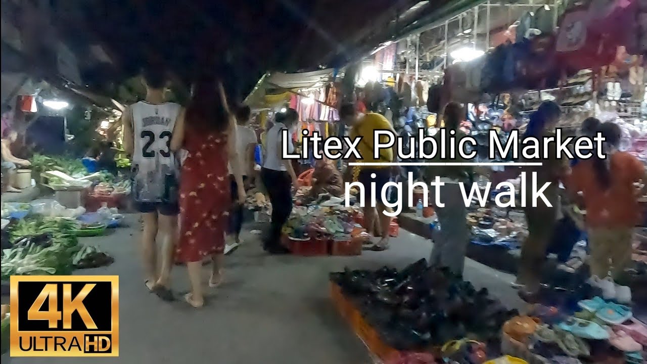[4K] Litex Quezon City | walking in the streets of the Philippines ...