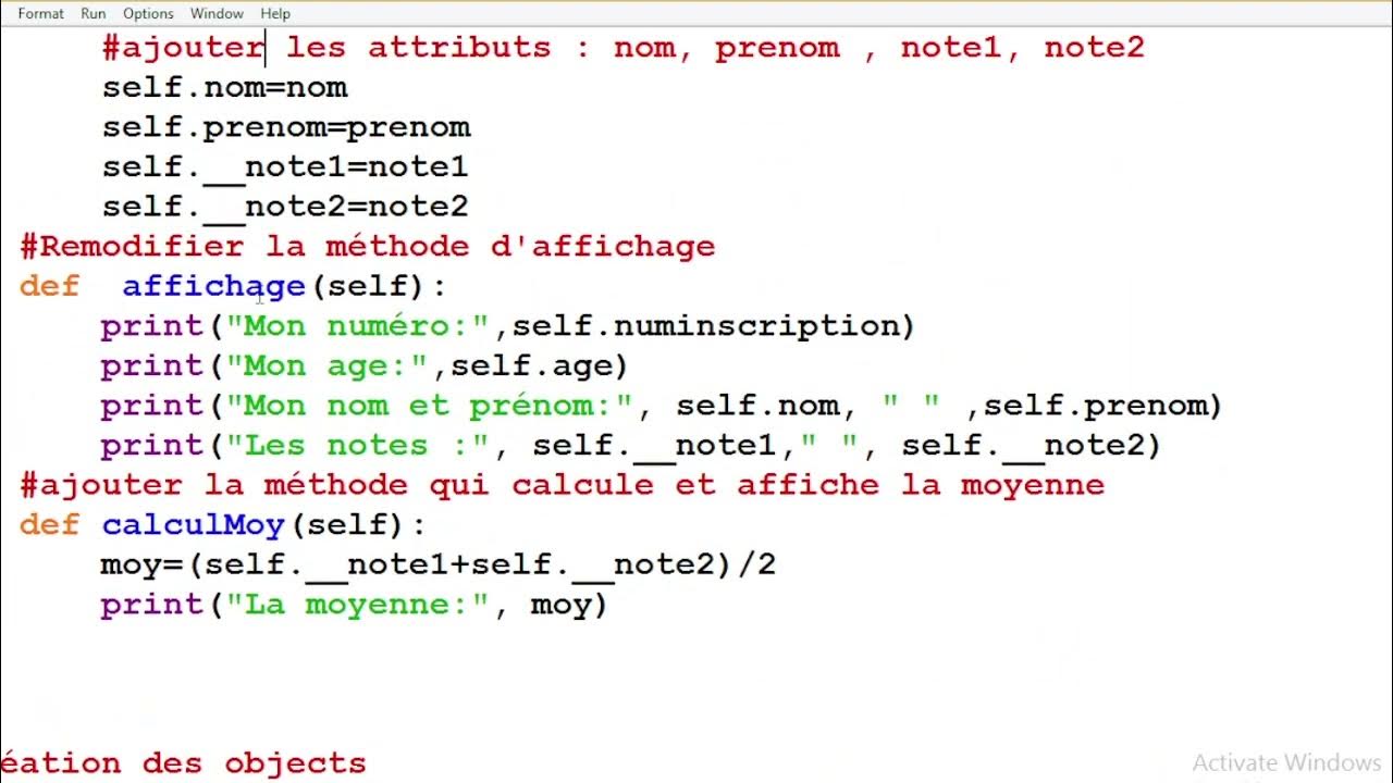 POO en python : Encapsulation + getters (Mutateurs) - YouTube
