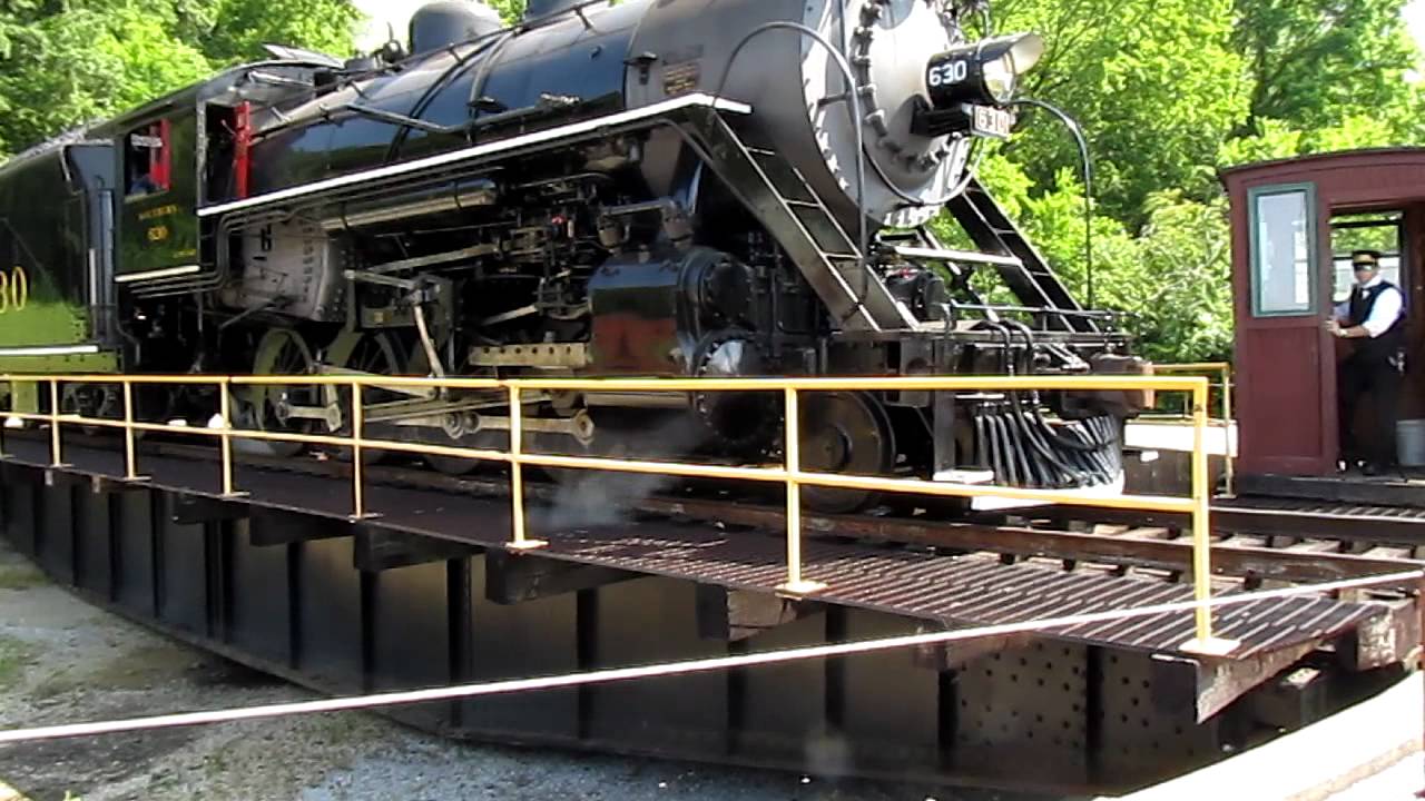 Tennessee Valley Railroad Train Turntable - YouTube