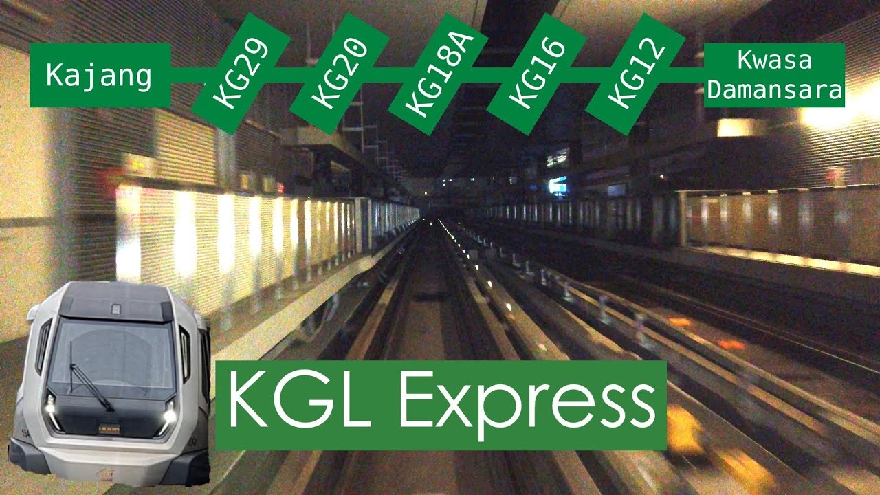 FULL Kajang Line Express From Kajang To Kwasa Damansara [Siemens ...