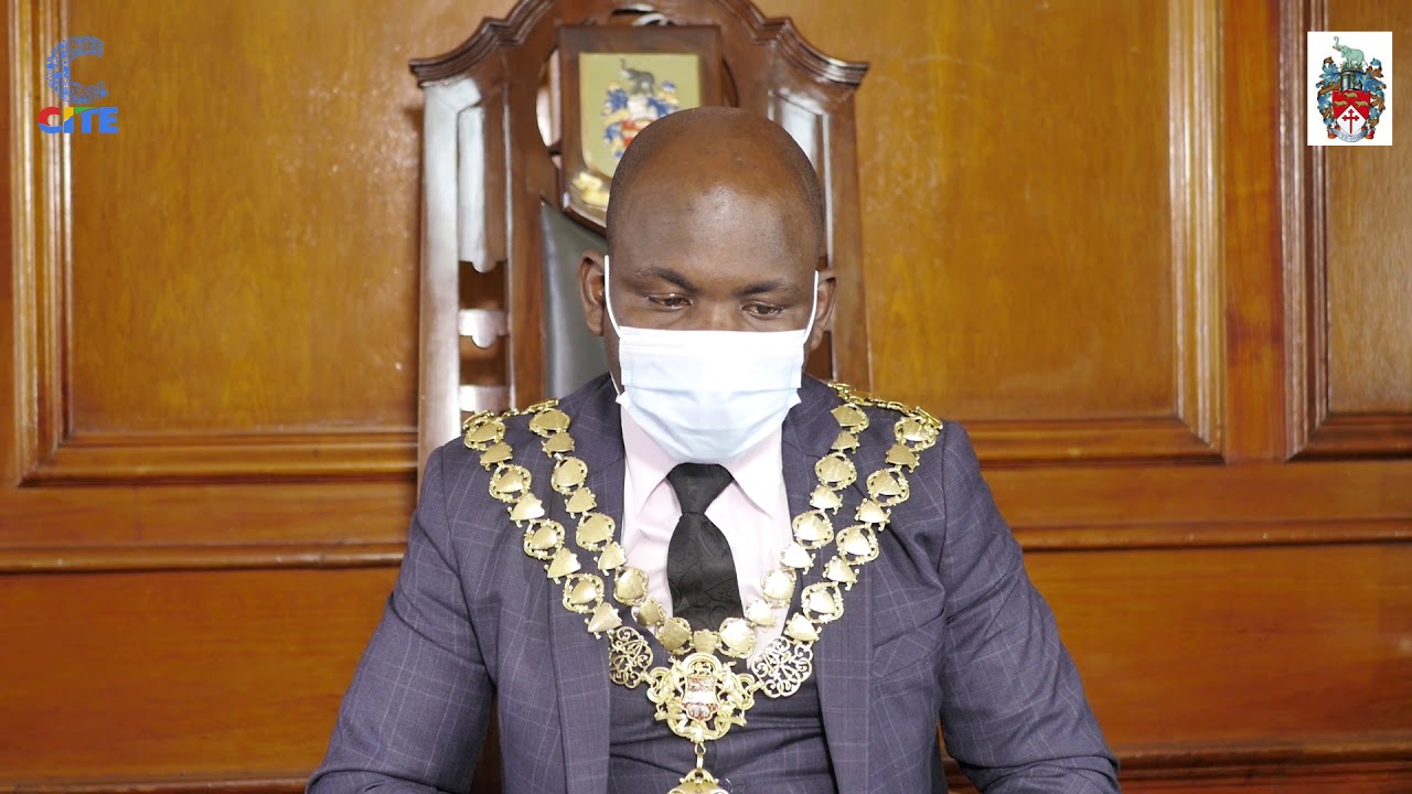 Mayor Solomon Mguni delivers a message of appreciation - YouTube