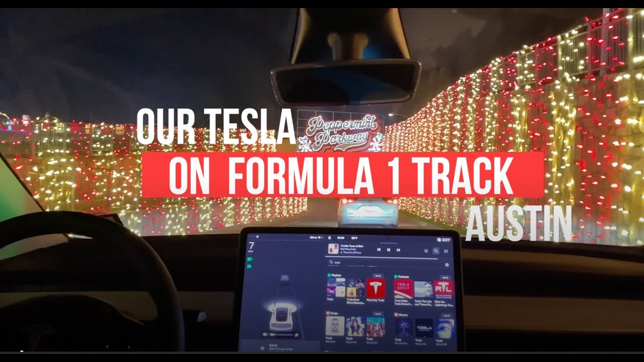Our Tesla (Model Y Performance) on Formula 1 (F1) Track - Austin Tx ...