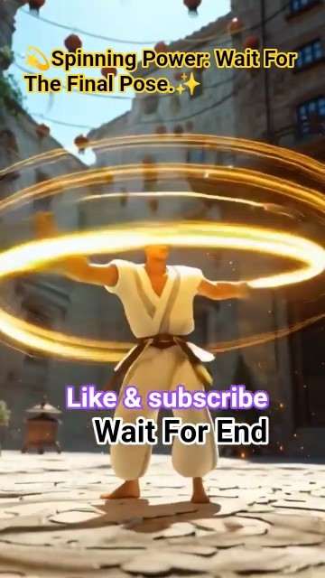 Spinning Power: Wait For The Final Pose.#backflip #youtubeshorts # ...