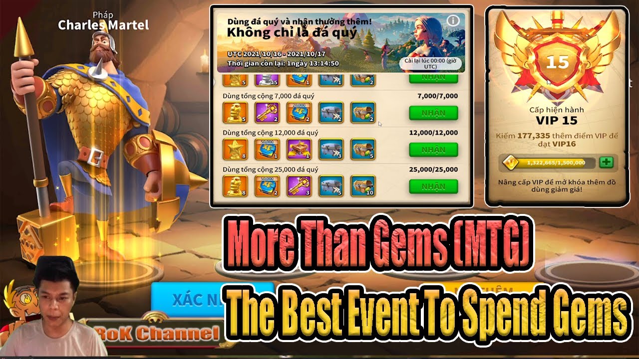 VIP 16 của F2P: Ăn Tiêu gems đều mỗi tháng mà đường đến VIP 16 còn xa ...