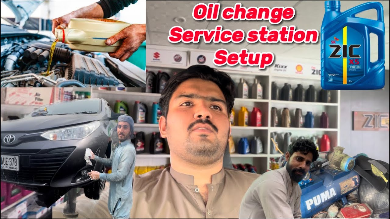 Oil change, car wash, workshop setup | full detail | cost and profit ...