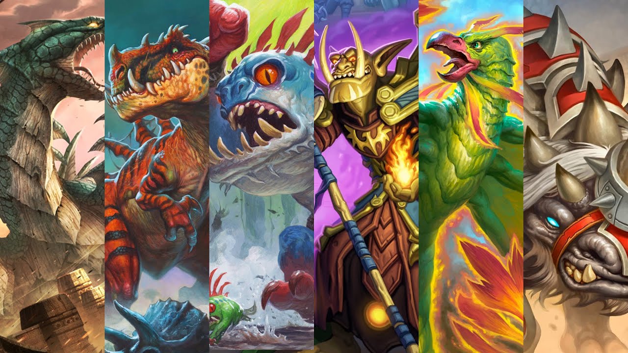 Hearthstone Gahz'rilla, Swamp King Dred, Megafin, Malacrass, Jan'alai ...