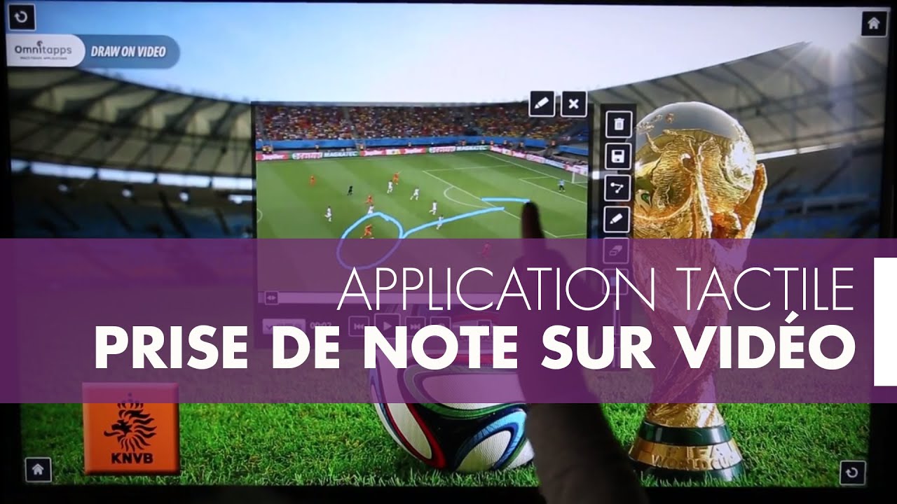 Application multitouch - Dessiner sur des vidéos - YouTube