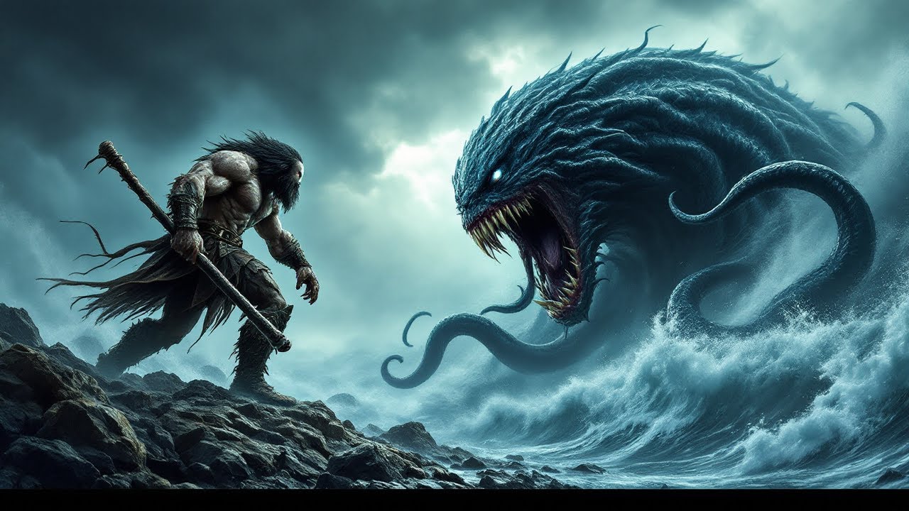 Cyclops vs Kraken Epic Showdown at Land's Edge! Who Will Reign Supreme ...