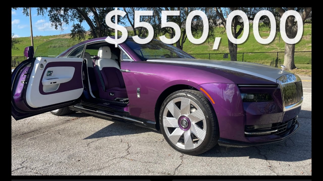 New 2024 Rolls-Royce Spectre Review .. Purple and White Mega Spec ...