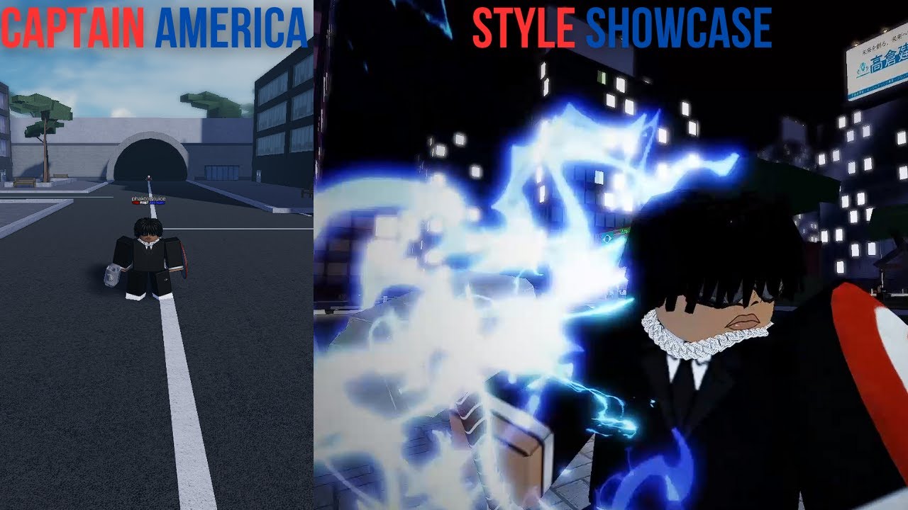 Captain America Style Showcase + Quest In Desc (Project baki 3) - YouTube