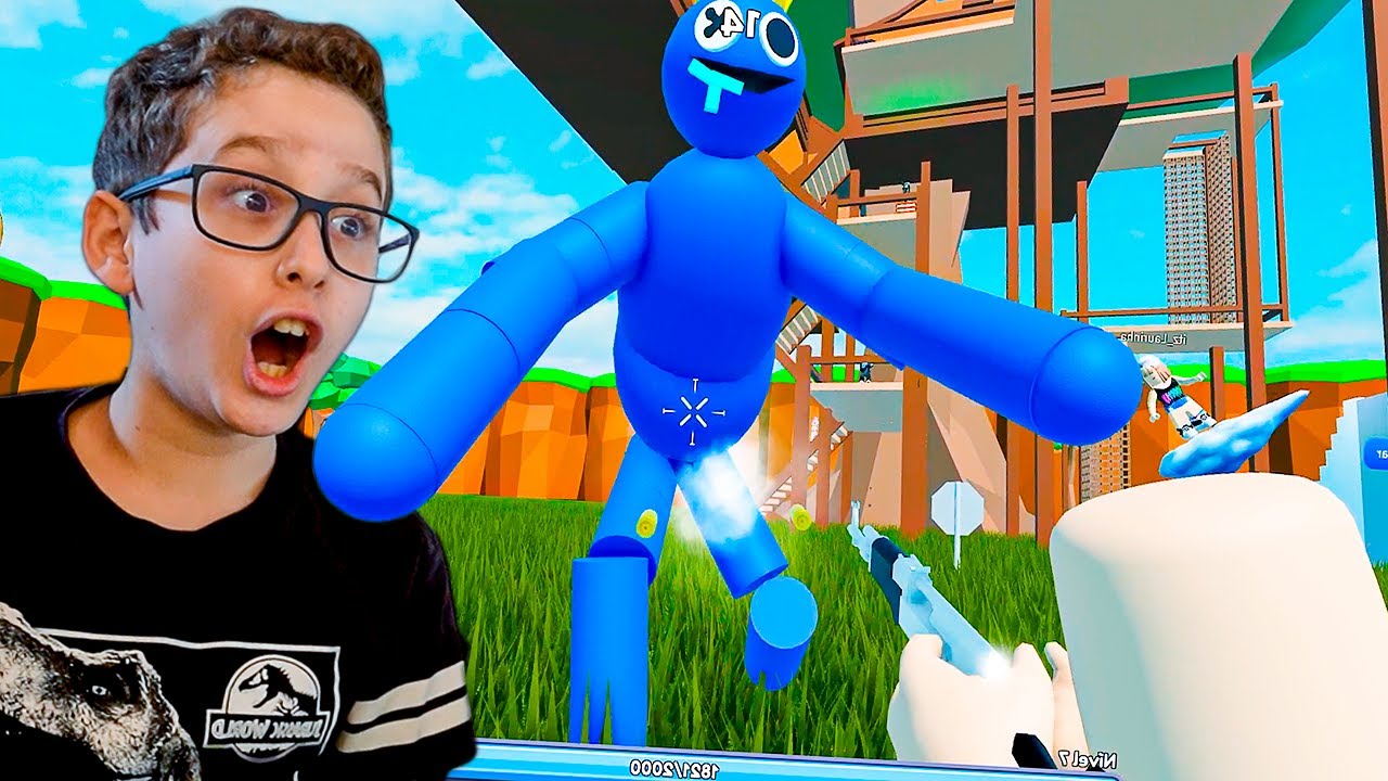 ROBLOX - SOBREVIVA A 24 HORAS AO BLUE DO RAINBOW FRIENDS DO ROBLOX ...