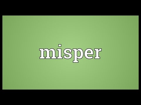 Misper Meaning