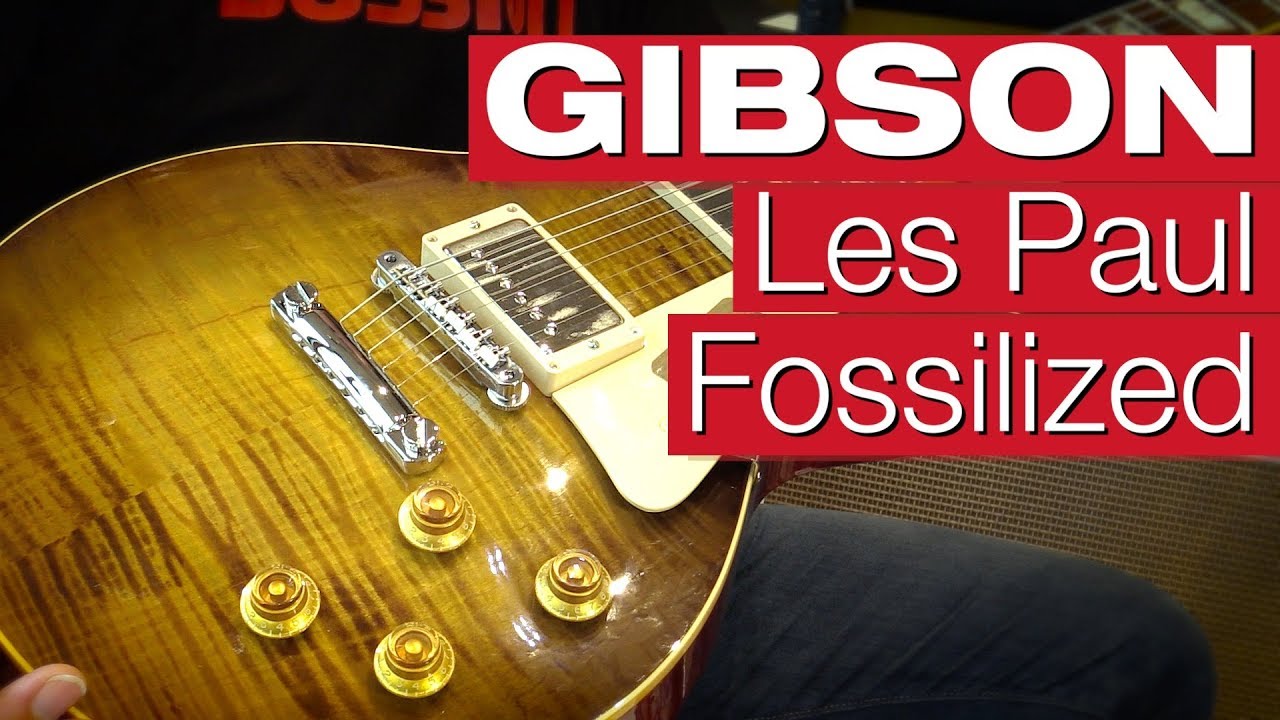 Gibson Les Paul Standard Rock Top (Fossilized Flame) - YouTube