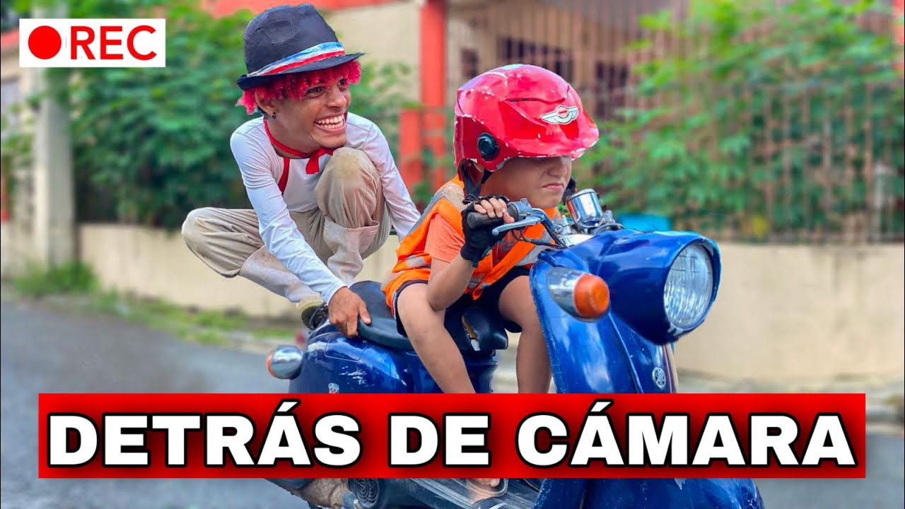 EL MOTOCONCHO * detras de camara * 🛵🤣 - YouTube