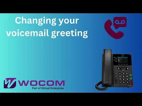 Changing Your Voicemail Greeting - YouTube