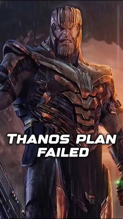 First time Thanos plan failed 🤧 | #shorts #short #thanos #ironman #thor - YouTube