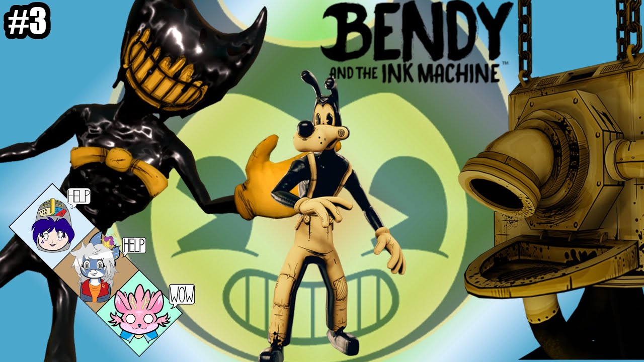 MORE ICKY PAINT LIKE GOOP?! ITS MOVING | Bendy and the ink machine ...