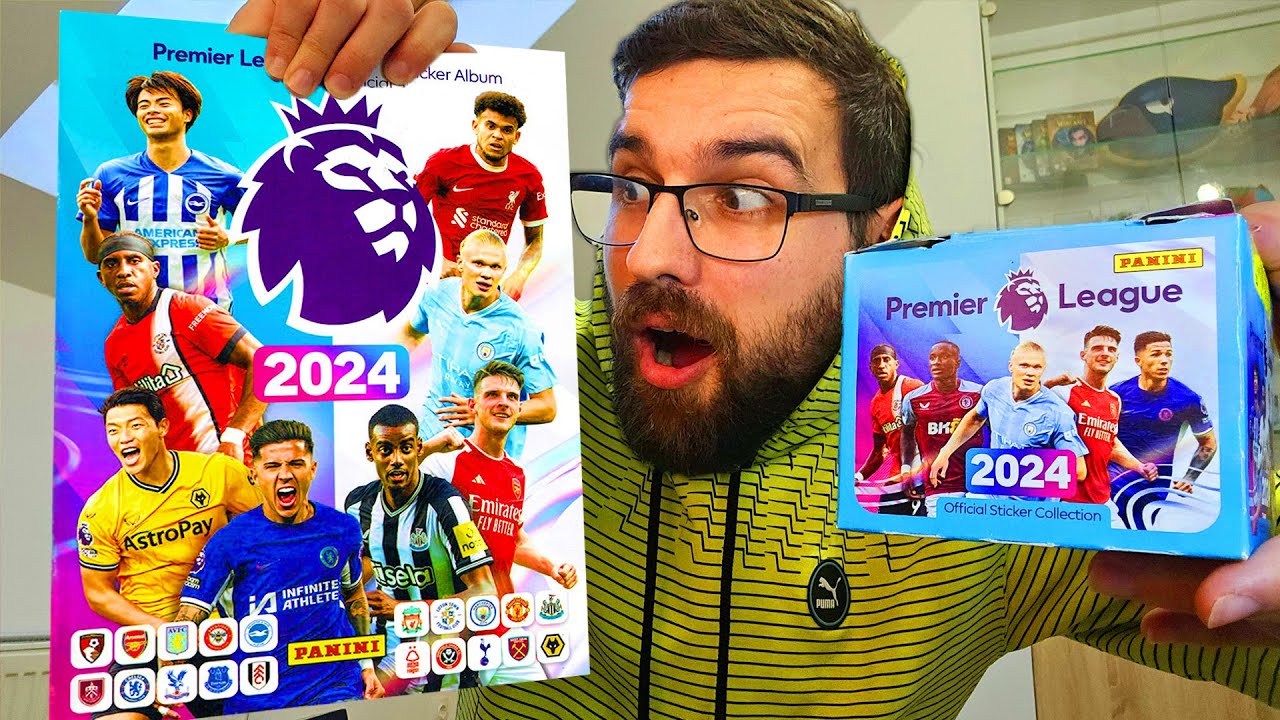 PANINI PREMIER LEAGUE 2024 ** Album & Sticker Collection Unboxing ...