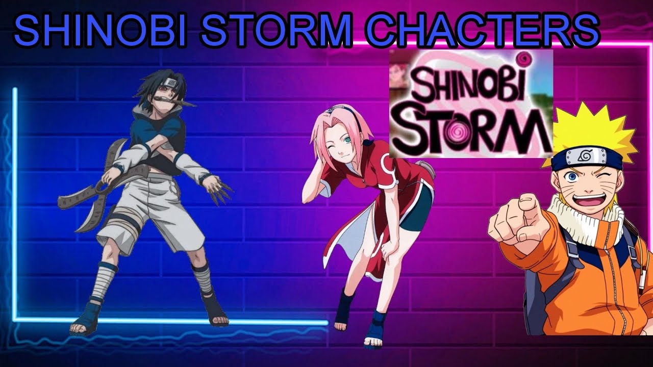 Shinobi Storm CHARACTERS NARUTO, SASUKE,SAKURA #Roblox # ...