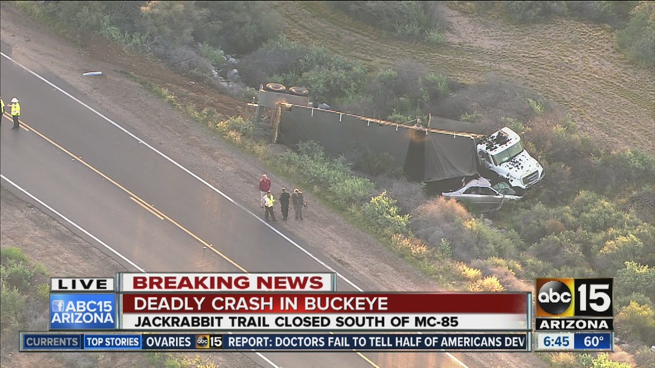 Deadly crash in Buckeye - YouTube
