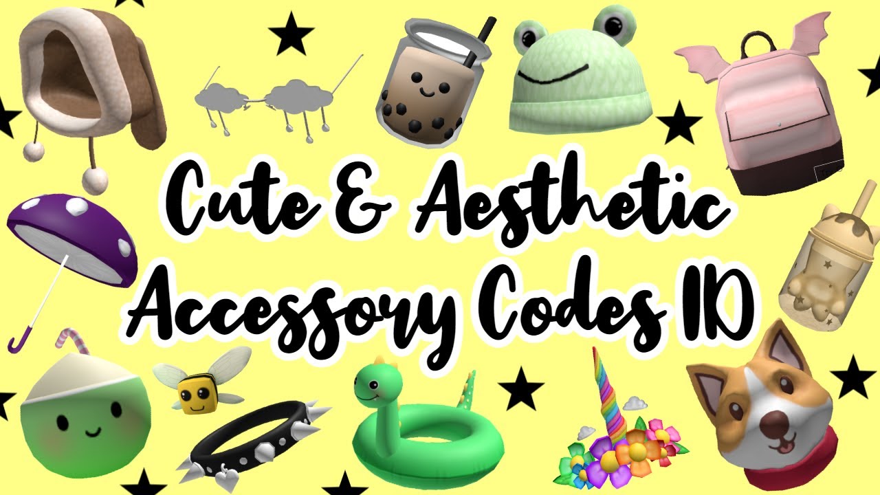 ROBLOX | ACCESSORY CODES | ☆AESTHETIC & CUTE☆ - YouTube
