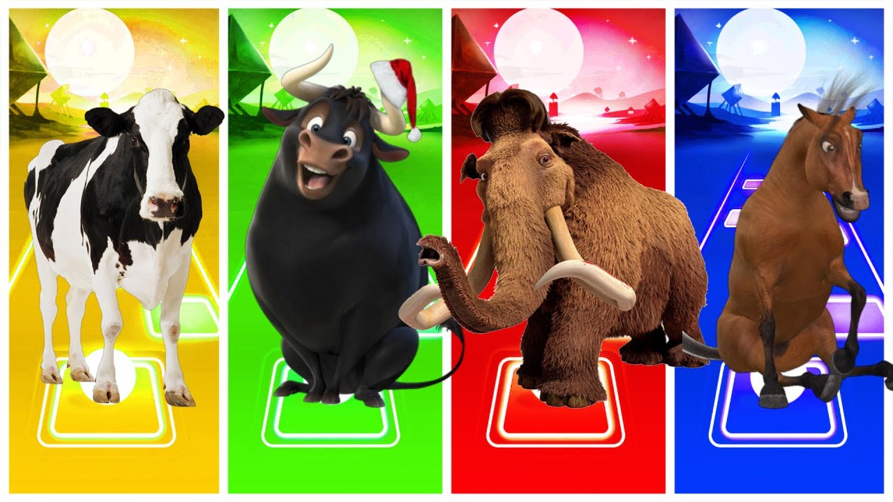 Ferdinand 🆚 Funny Cow 🆚 Ice Age Manny 🆚 Funny Horse – Coffin Dance Song ...