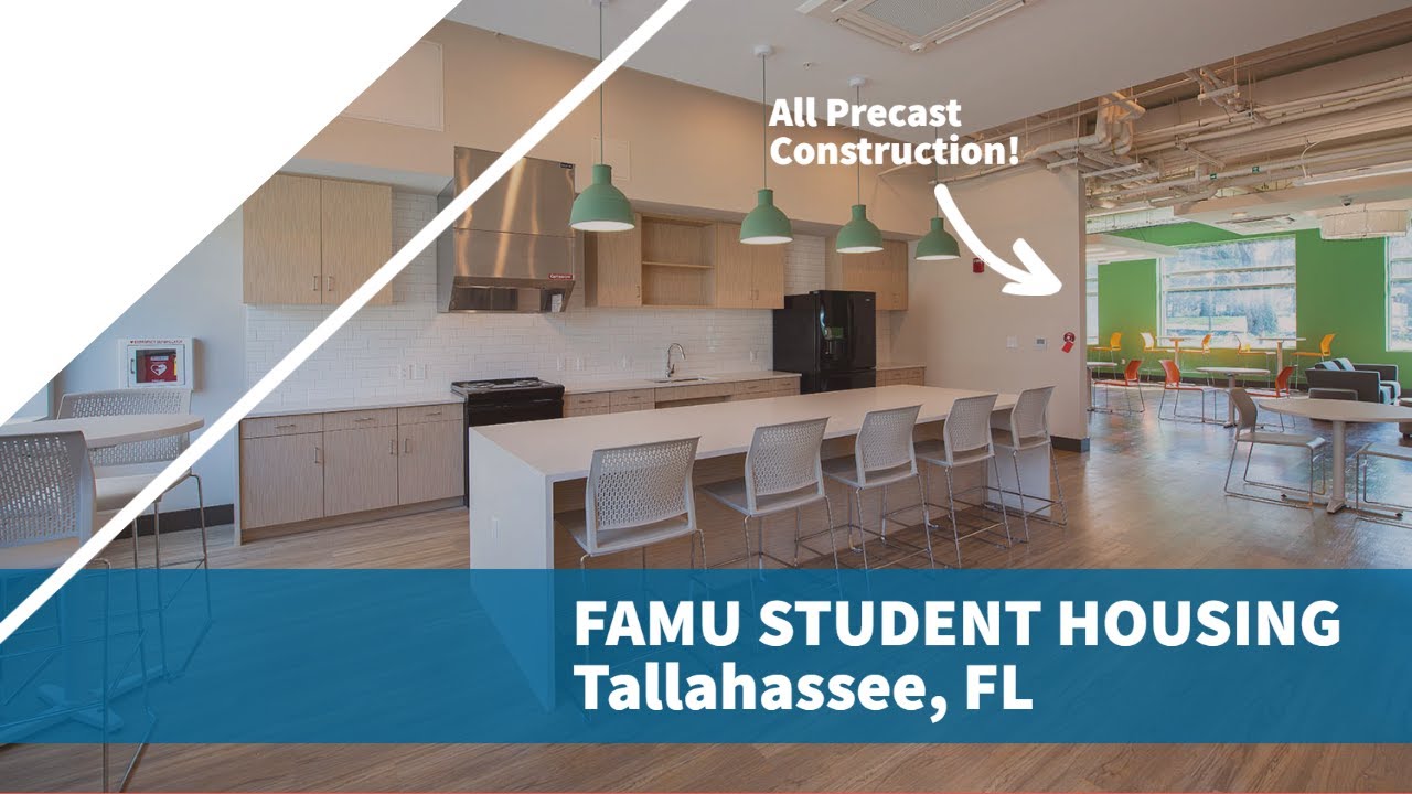 Finfrock Constructs All-Precast FAMU Student Housing Towers - YouTube