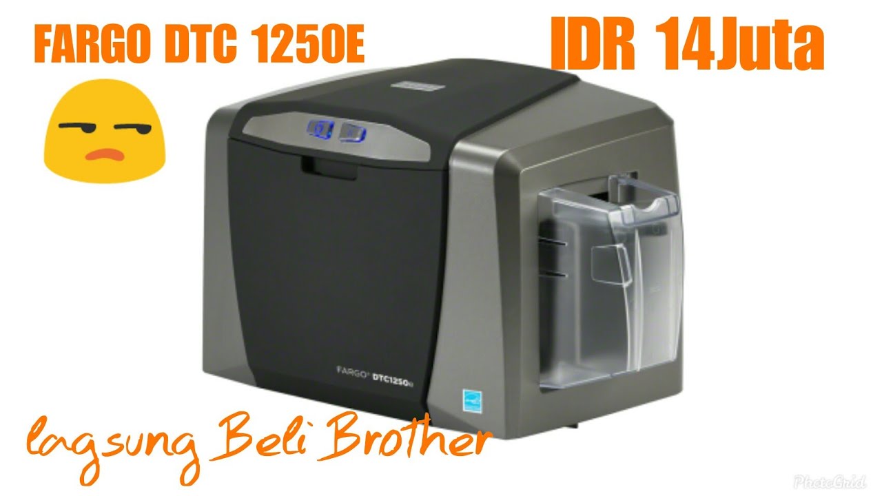 unboxing Printer Fargo 1250E - YouTube