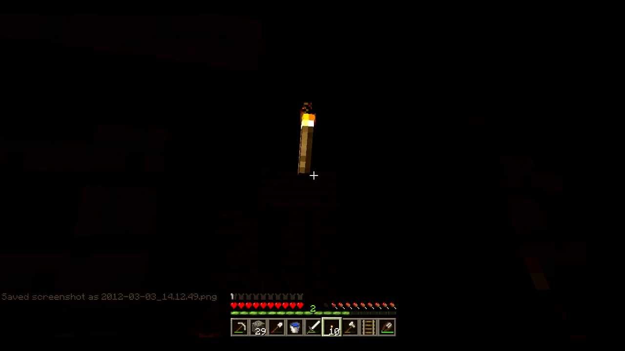 Floating torch minecraft 1.2.3 - YouTube