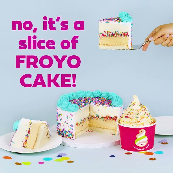 This isn't just a cake, it's a Menchie's froyo cake - #Menchies # ...