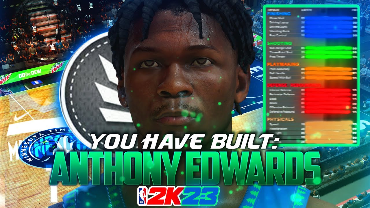 NBA 2K23 *OVERPOWERED* ANTHONY EDWARDS BUILD | SLASHING SHOT-CREATOR SG ...