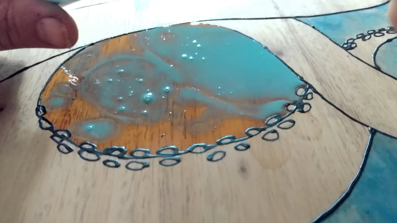Water color look with chalk paints - YouTube