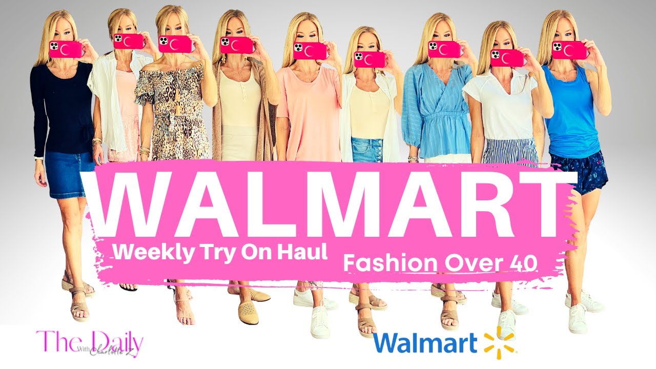 Walmart Fashion Haul and Try On- Style Over 40- Cute Outfits- Spring ...