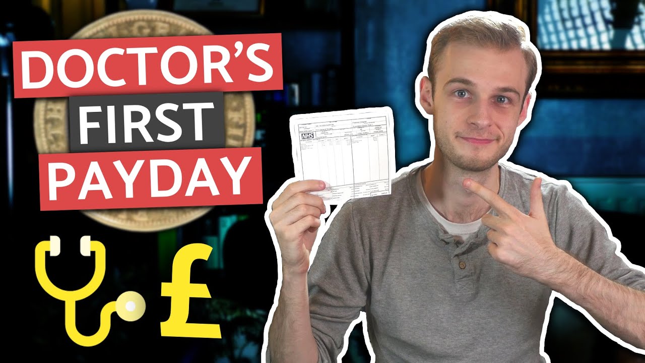 Junior Doctor's First Pay Cheque (And How I Spent It) - YouTube