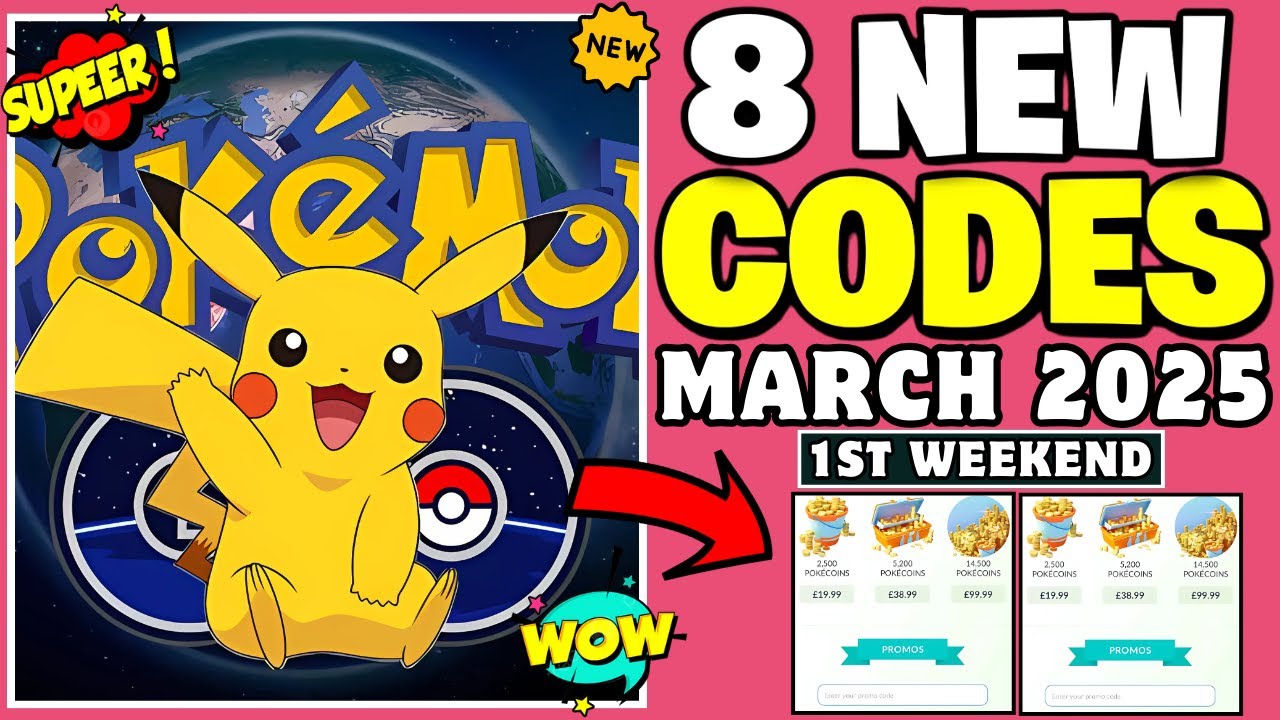 ☑️ACTIVE CODES☑️⚡MARCH⚡POKEMON GO REDEEM CODES MARCH 2025 - POKEMON GO ...